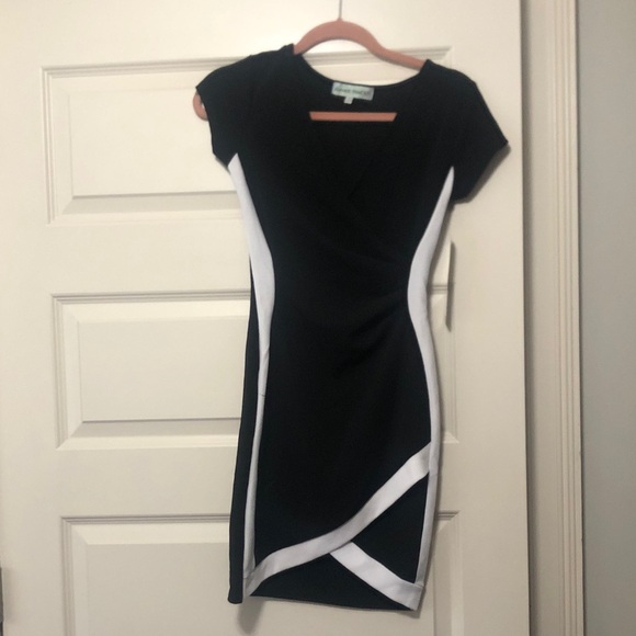 Almost Famous | Dresses | Almost Famous Asymmetrical Black And White ...
